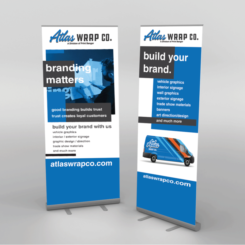 Retractable Banners - Atlas Wrap Co